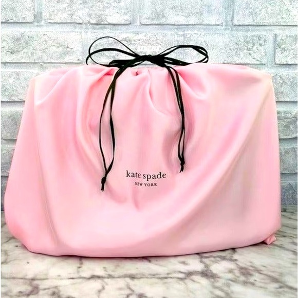 kate spade | Bags | Nwt Kate Spade Xl Signature Pink Dust Bag W ...